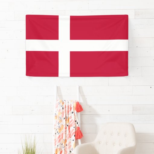 Flag of Denmark Banner | Zazzle