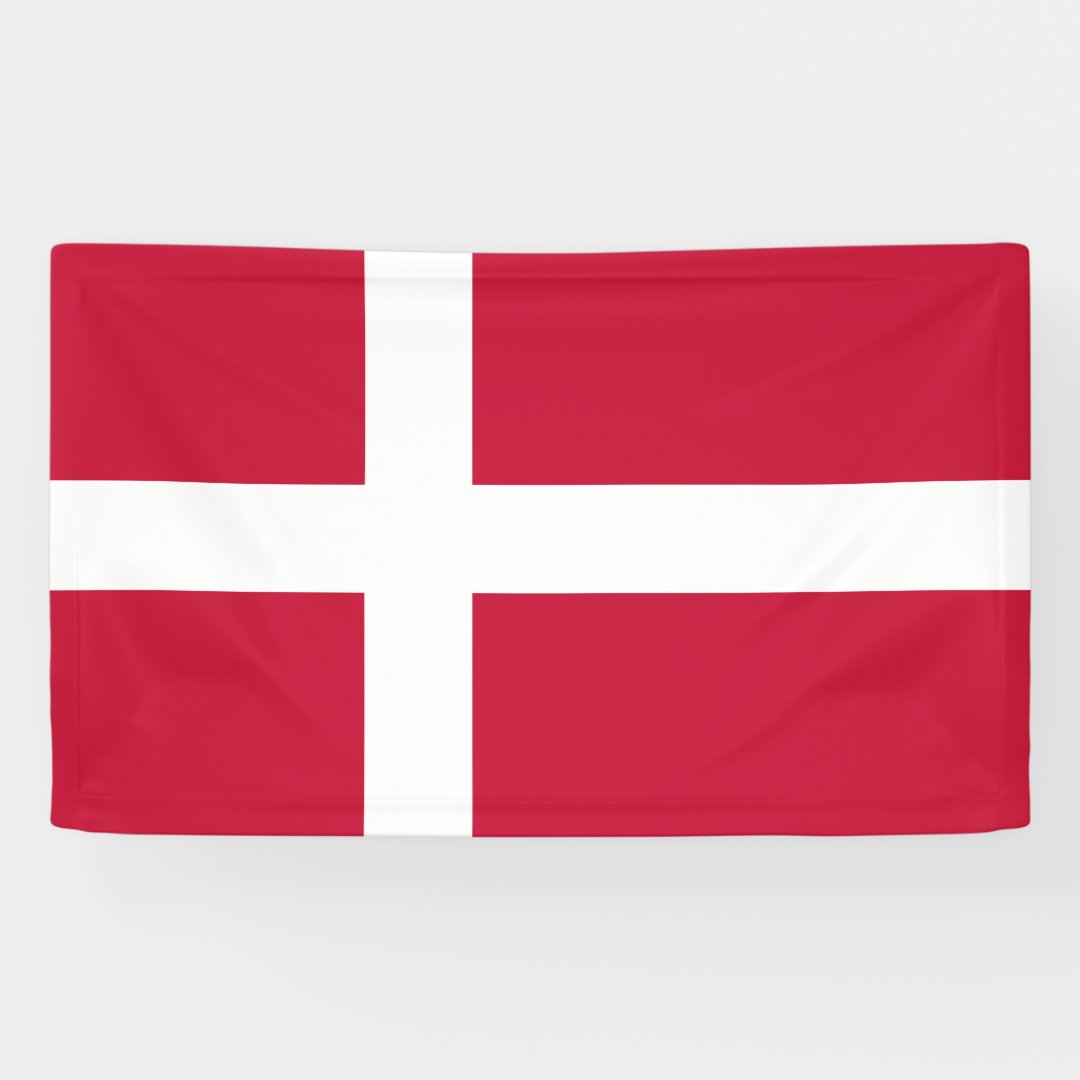Flag of Denmark Banner | Zazzle