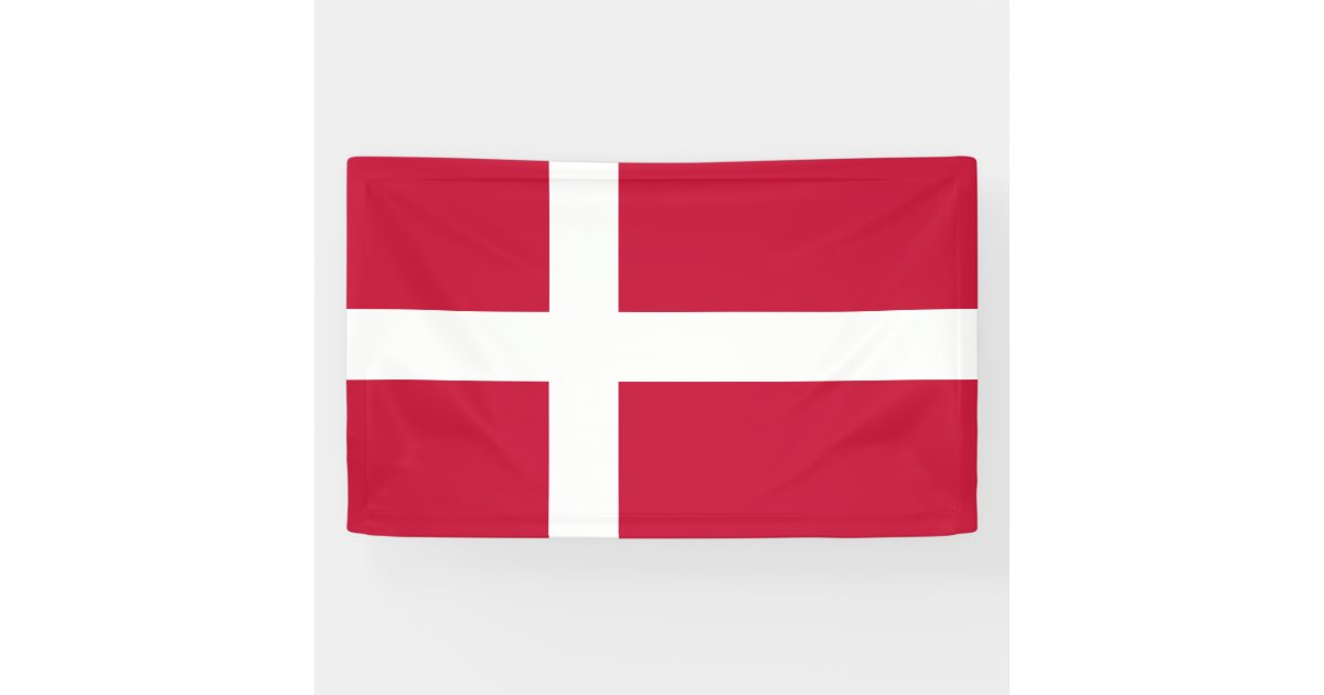 Flag of Denmark Banner | Zazzle