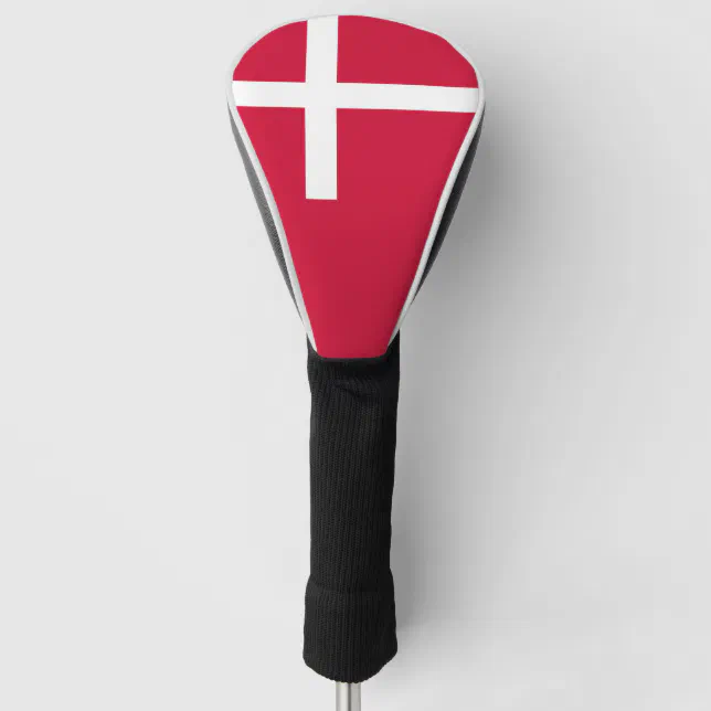 Flag of Denmark or Danish Cloth Golf Head Cover | Zazzle