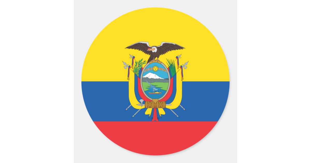 Flag of Ecuador Sticker | Zazzle