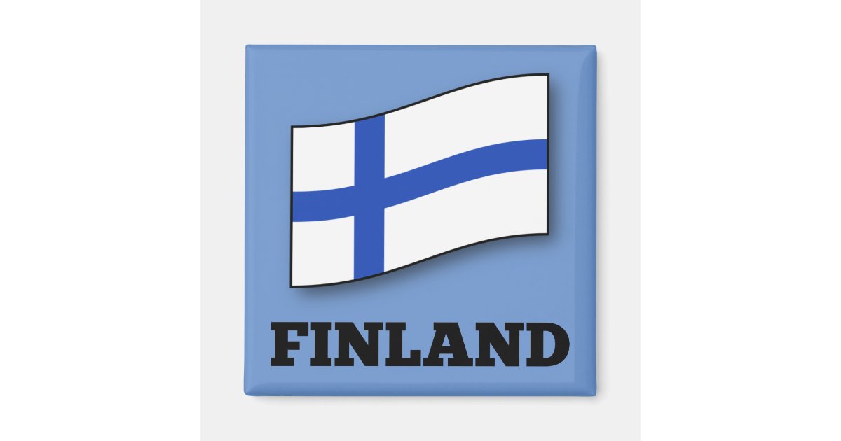 Flag of Finland custom design Magnet | Zazzle