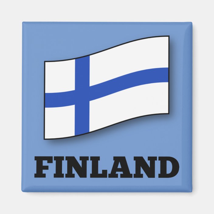 Flag of Finland custom design Magnet | Zazzle.com