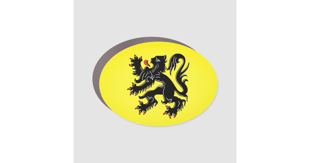 Flag of Flanders Car Magnet | Zazzle