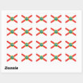 Flag Of Florida Square Sticker | Zazzle