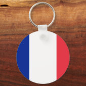 Flag of France; French flag, Drapeau de la France Keychain | Zazzle