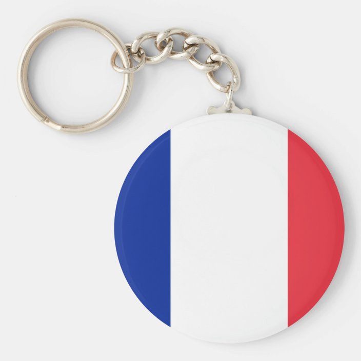 Flag of France; French Flag, Drapeau de la France Keychain | Zazzle.com