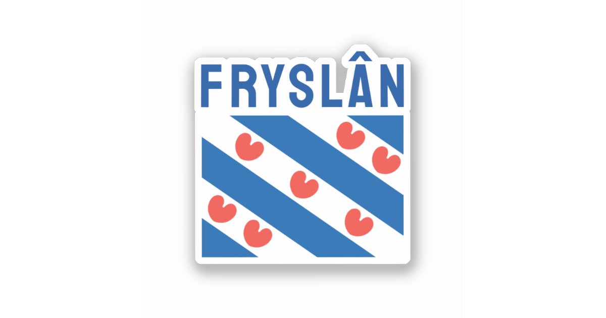 Flag of Friesland Sticker | Zazzle