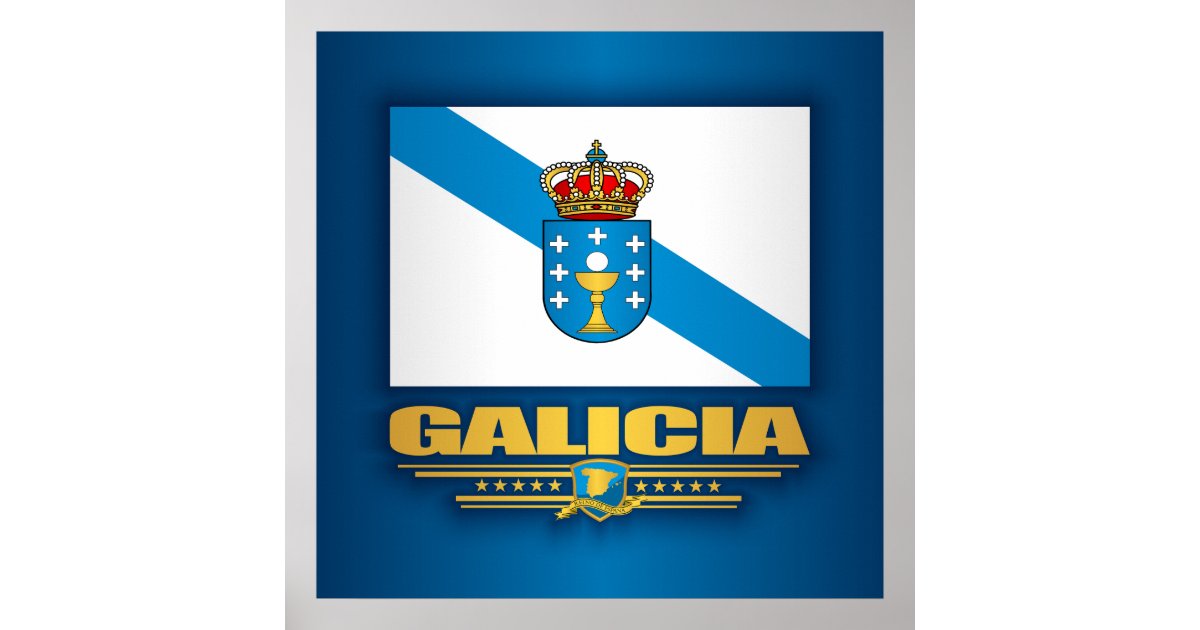 Flag of Galicia Poster | Zazzle