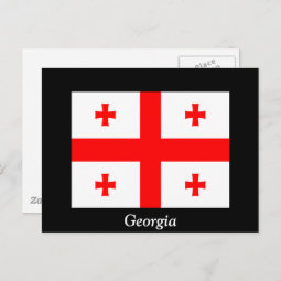 Flag of Georgia (country) Postcard | Zazzle