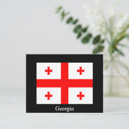 Flag of Georgia (country) Postcard | Zazzle