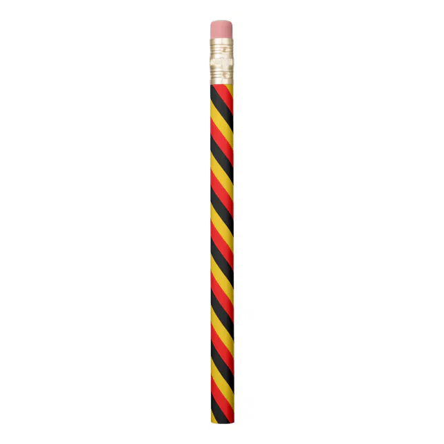 Flag of Germany Inspired Colored Stripes Pattern Pencil | Zazzle
