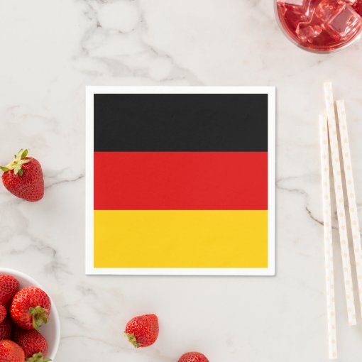 Flag of Germany Paper Napkins | Zazzle