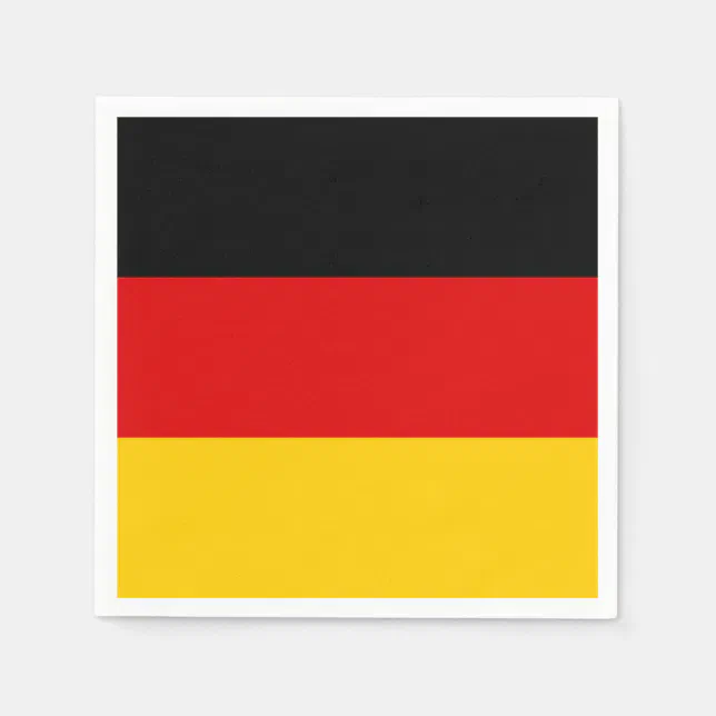 Flag of Germany Paper Napkins | Zazzle