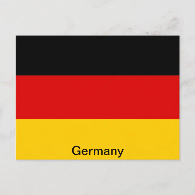 Flag of Germany Postcard | Zazzle