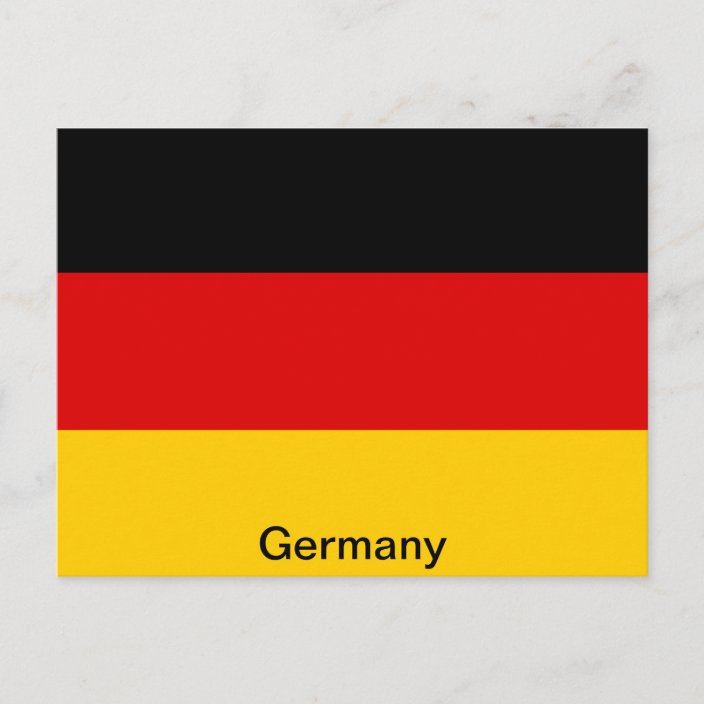 Flag of Germany Postcard | Zazzle.com