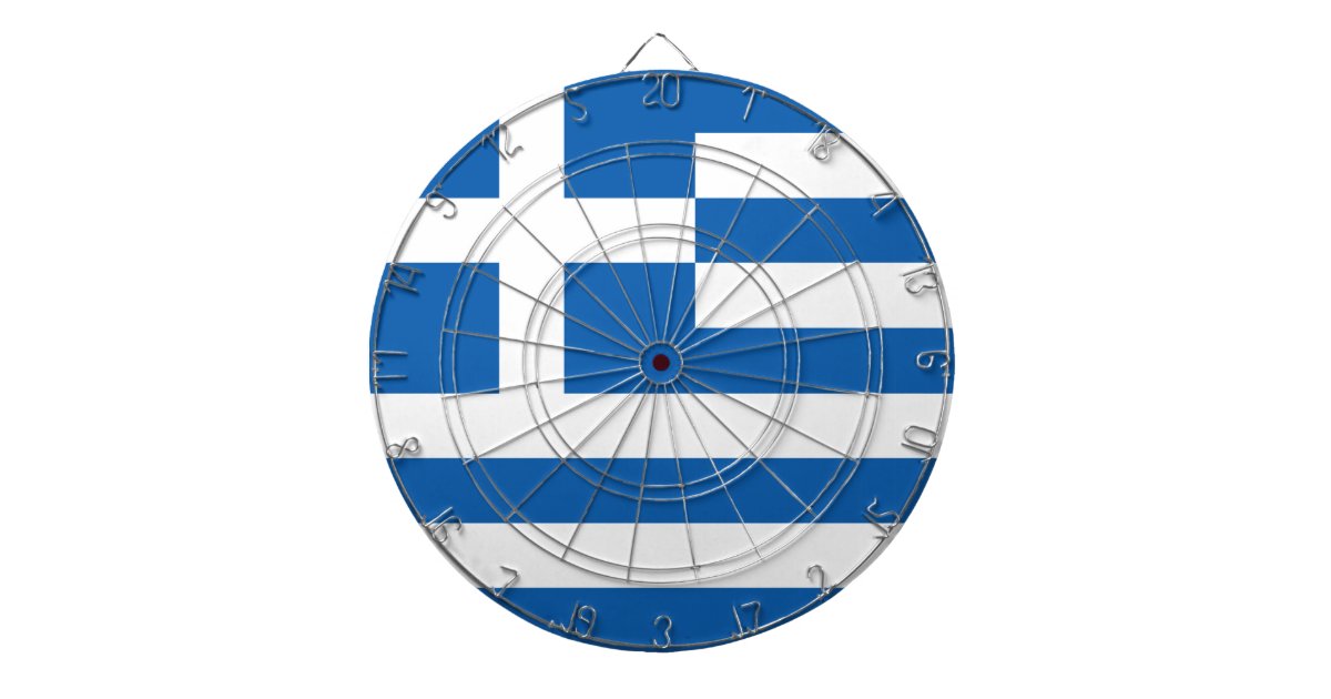Flag of Greece Dart Board | Zazzle