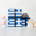 Flag of Greece, Greek Wrapping Paper | Zazzle
