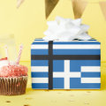Flag of Greece, Greek Wrapping Paper | Zazzle
