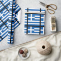 Flag of Greece, Greek Wrapping Paper | Zazzle
