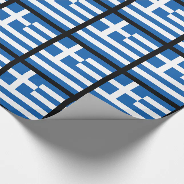 Flag of Greece, Greek Wrapping Paper | Zazzle