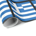 Flag of Greece, Greek Wrapping Paper | Zazzle