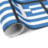 Flag of Greece, Greek Wrapping Paper | Zazzle