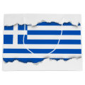 Flag of Greece Large Gift Bag | Zazzle