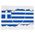 Flag of Greece Large Gift Bag | Zazzle