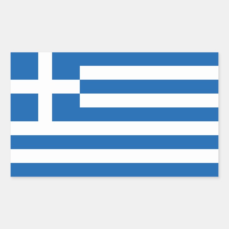 Flag of Greece Sticker | Zazzle