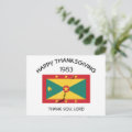 Flag of Grenada | GRENADIAN 1983 THANKSGIVING Postcard | Zazzle