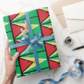 FLAG OF GUYANA | Golden Arrowhead | GUYANESE Wrapping Paper | Zazzle