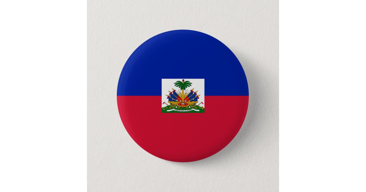 Flag of Haiti Pinback Button | Zazzle