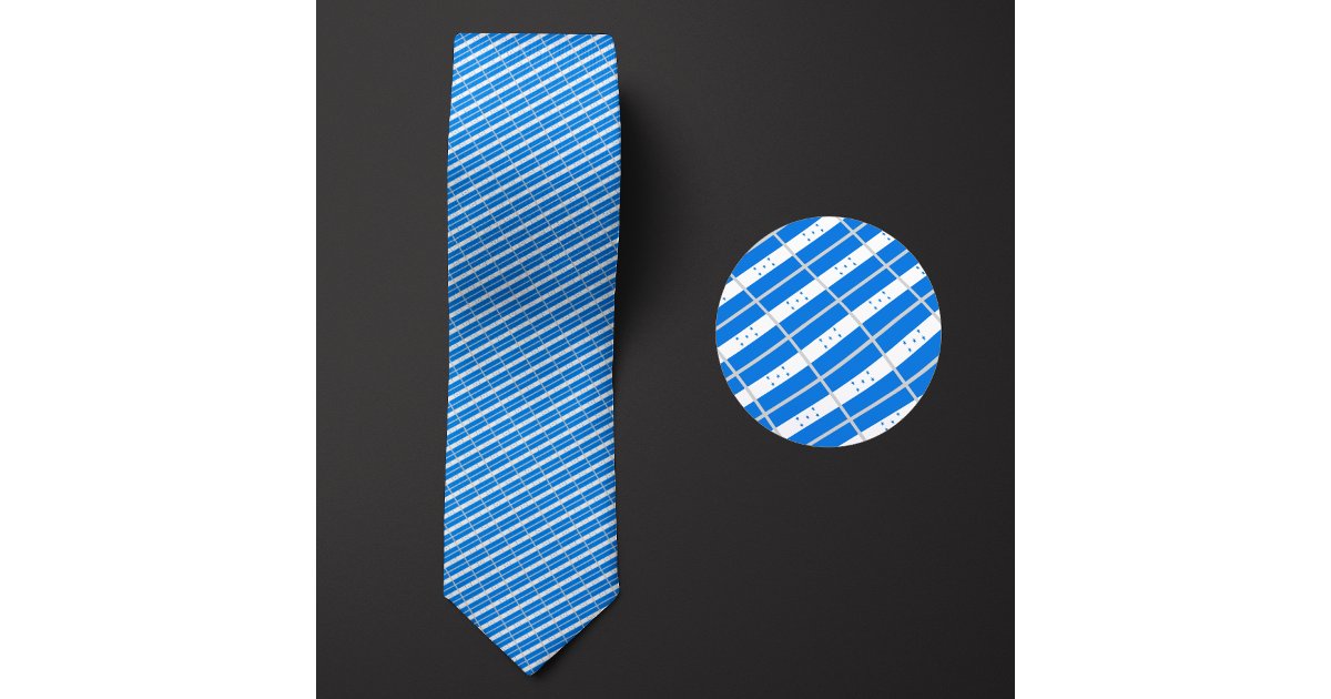 Flag of Honduras Pattern Neck Tie | Zazzle