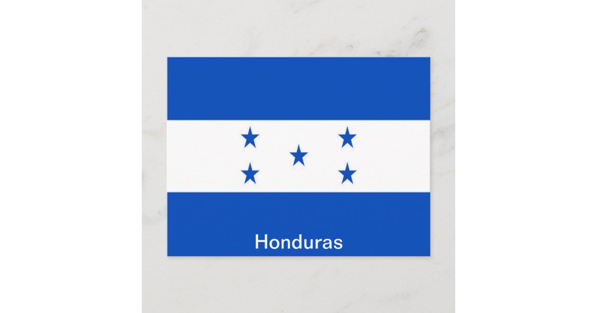Flag of Honduras Postcard | Zazzle