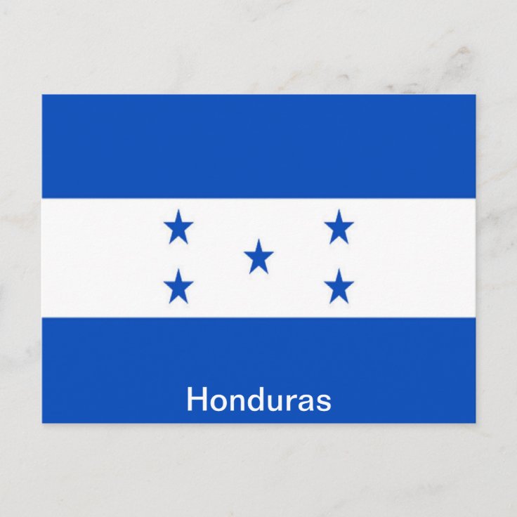 Flag of Honduras Postcard | Zazzle