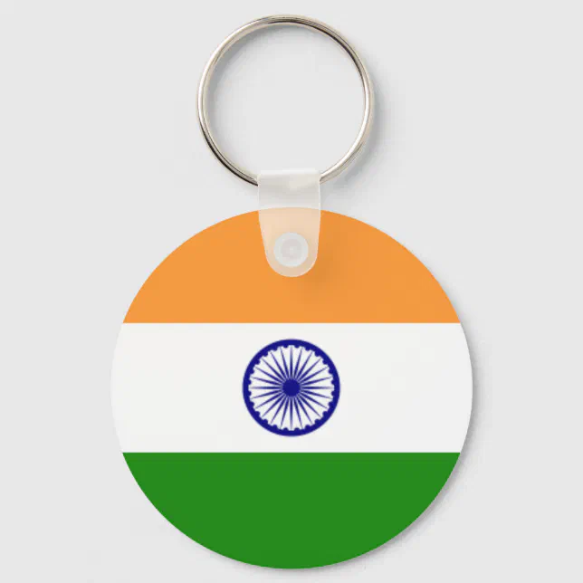 Flag of India Key Chain | Zazzle