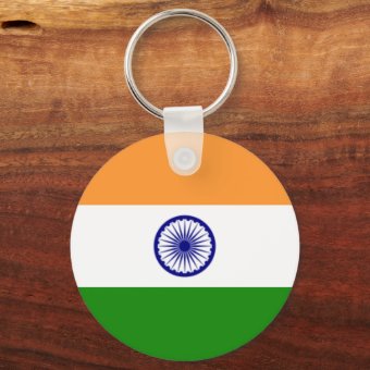 Flag of India Key Chain | Zazzle