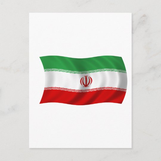 Flag of Iran Postcard | Zazzle.com