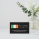 Flag of Ireland Business Card | Zazzle