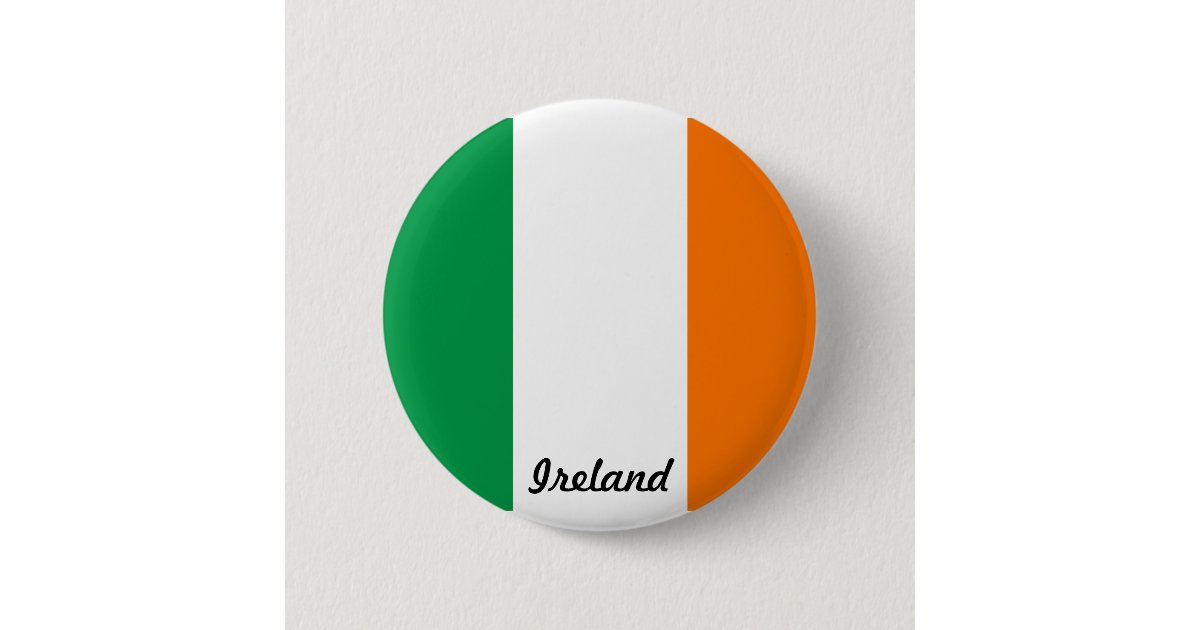 Flag of Ireland Button | Zazzle