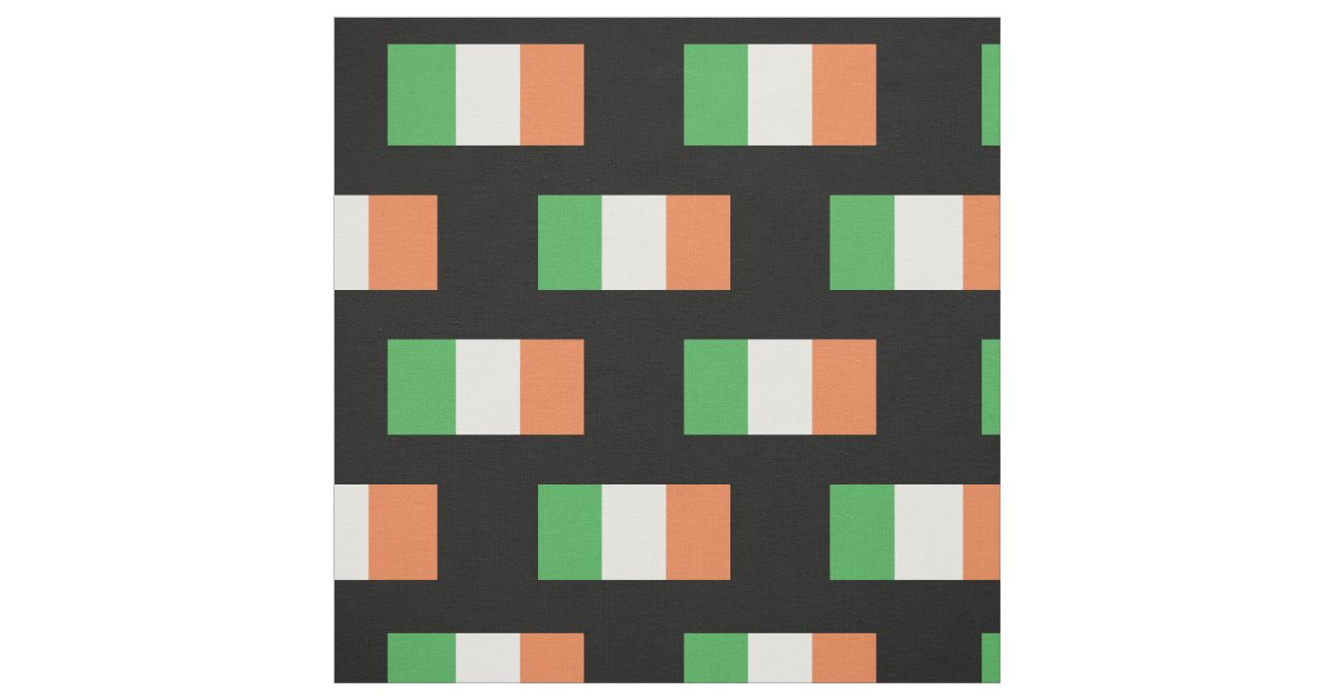 Flag of Ireland Fabric | Zazzle