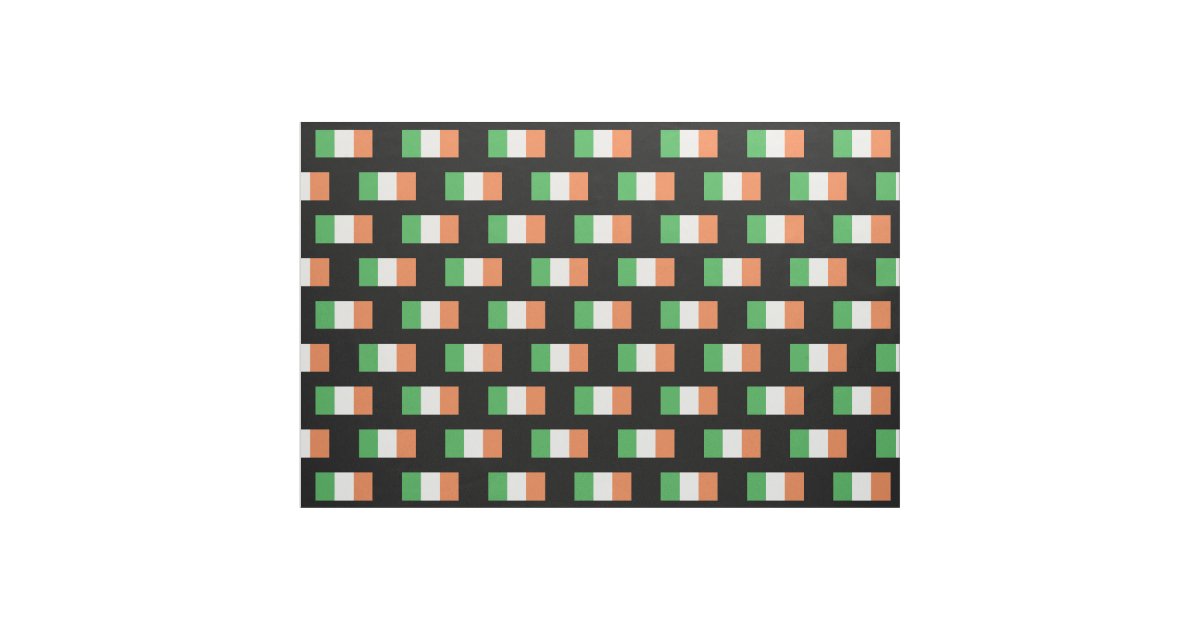Flag of Ireland Fabric | Zazzle