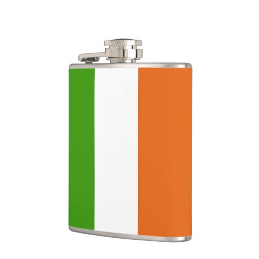 Flag of Ireland Flask | Zazzle