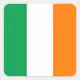 Flag of Ireland Square Sticker | Zazzle