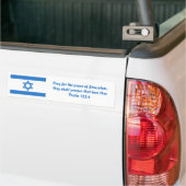 Flag of Israel, Bumper Sticker | Zazzle