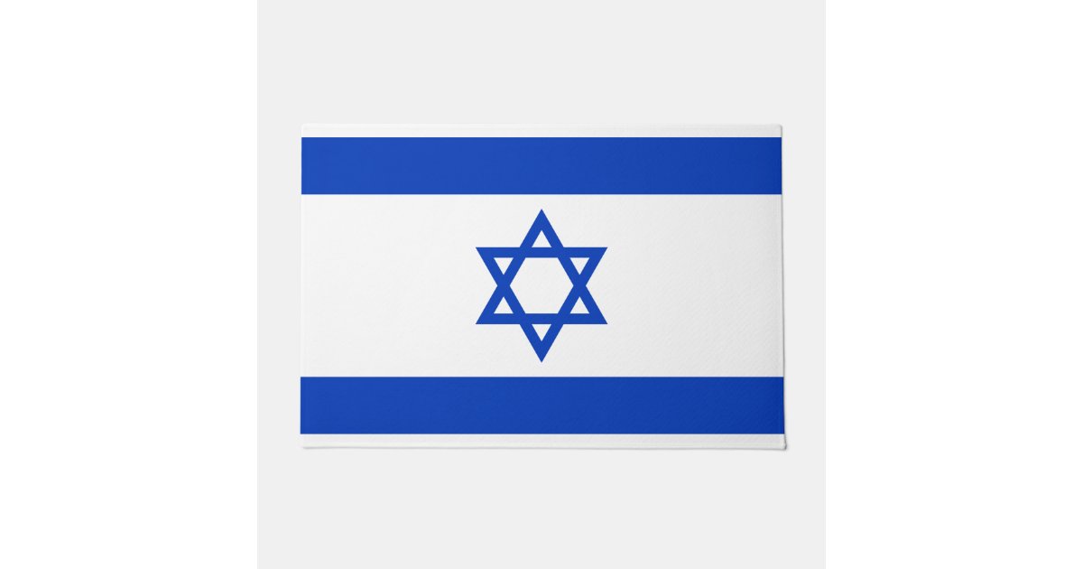 Flag of Israel Doormat | Zazzle