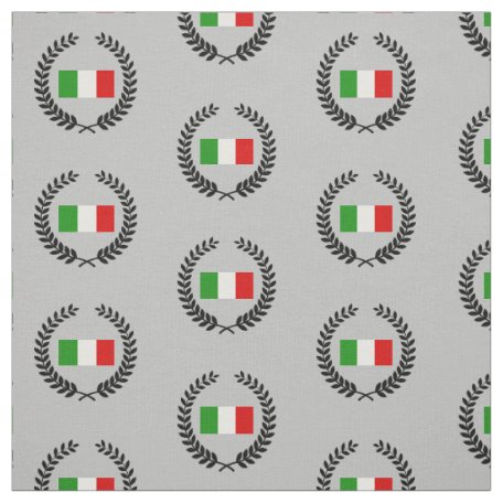 Italy Flag Fabric | Zazzle.com