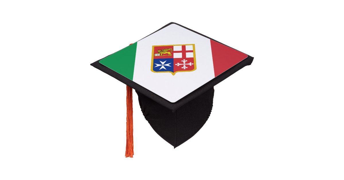 Flag of Italy Graduation Cap Topper | Zazzle