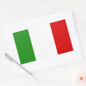 Flag of Italy Rectangular Sticker | Zazzle